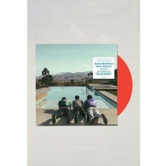 Media | Jonas Brothers Happiness Begins 2xlp Red Vinyl Record Album New ...
